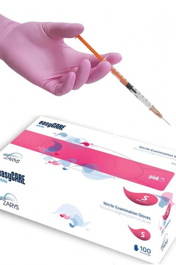 Evomed | Manusi nitril pink Easycare 100 bucati