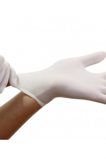 Evomed | Manusi latex nepudrate albe Comfort cutie 100 bucati