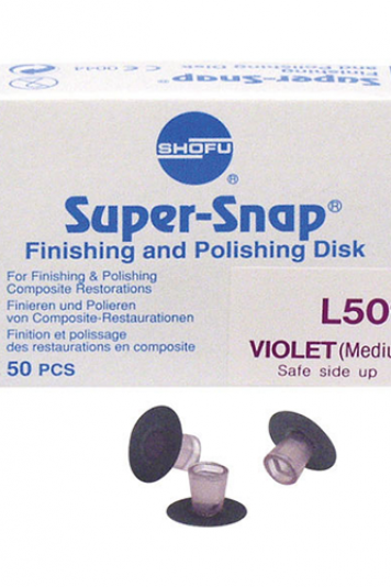 Evomed | Discuri Super-Snap light violet down side 50 bucati Shofu